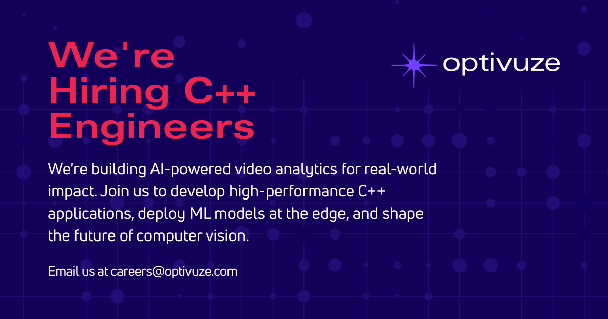 C++ Software Engineer (Core Engine Development) - Optivuze